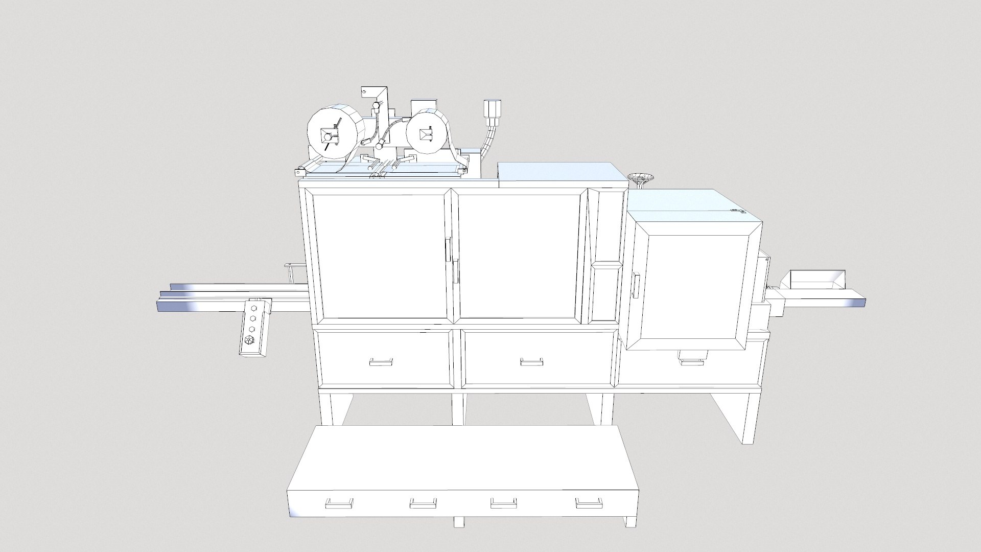 Soap Packing Machine 3D Model - TurboSquid 2327703
