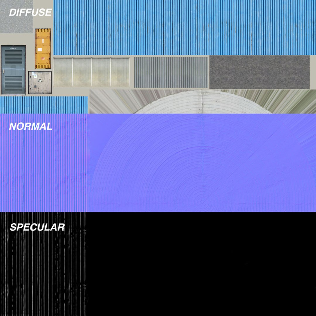 Grain Silos Complex 3d 3ds