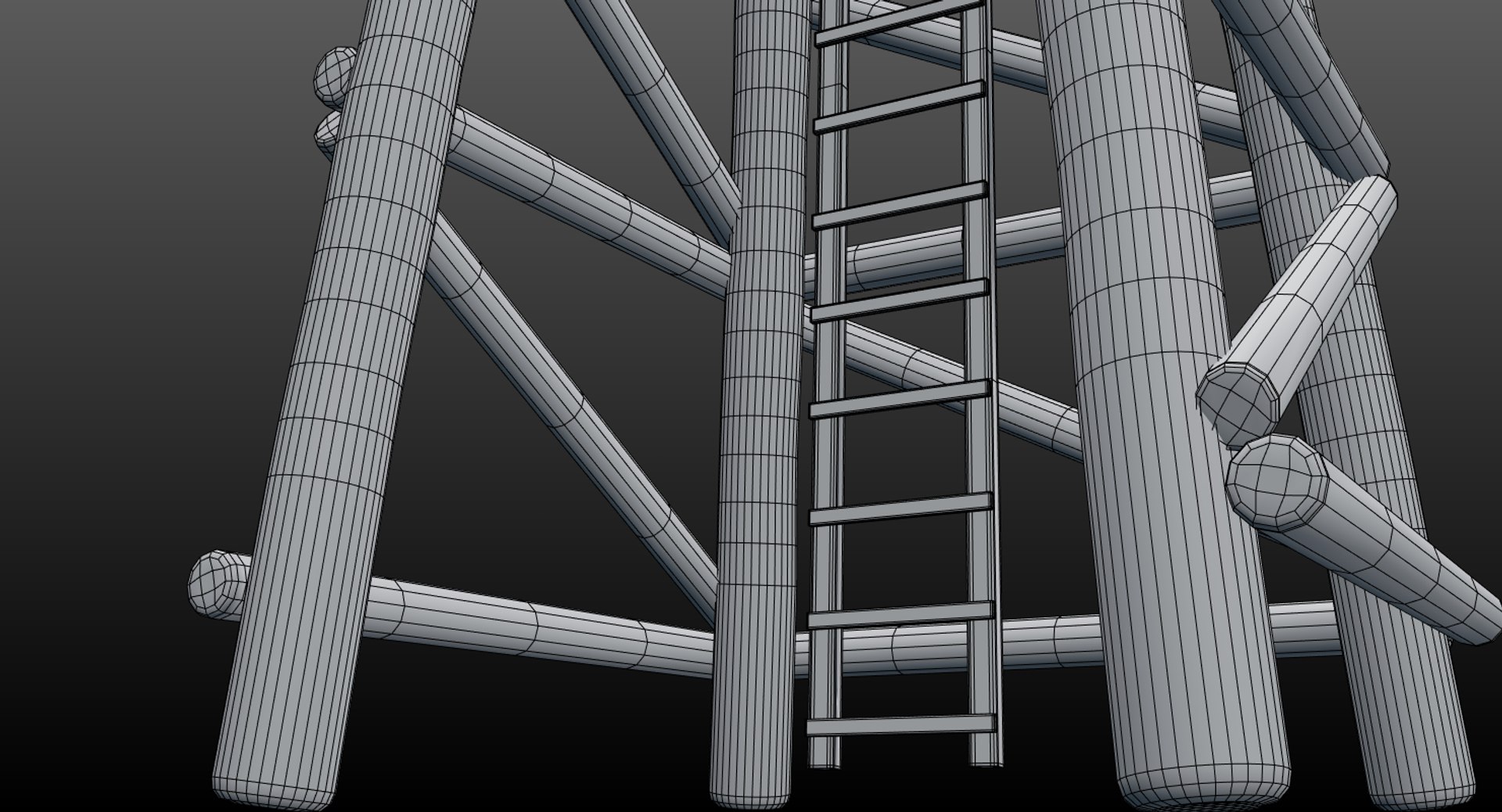 3D model wooden tower - TurboSquid 1324244