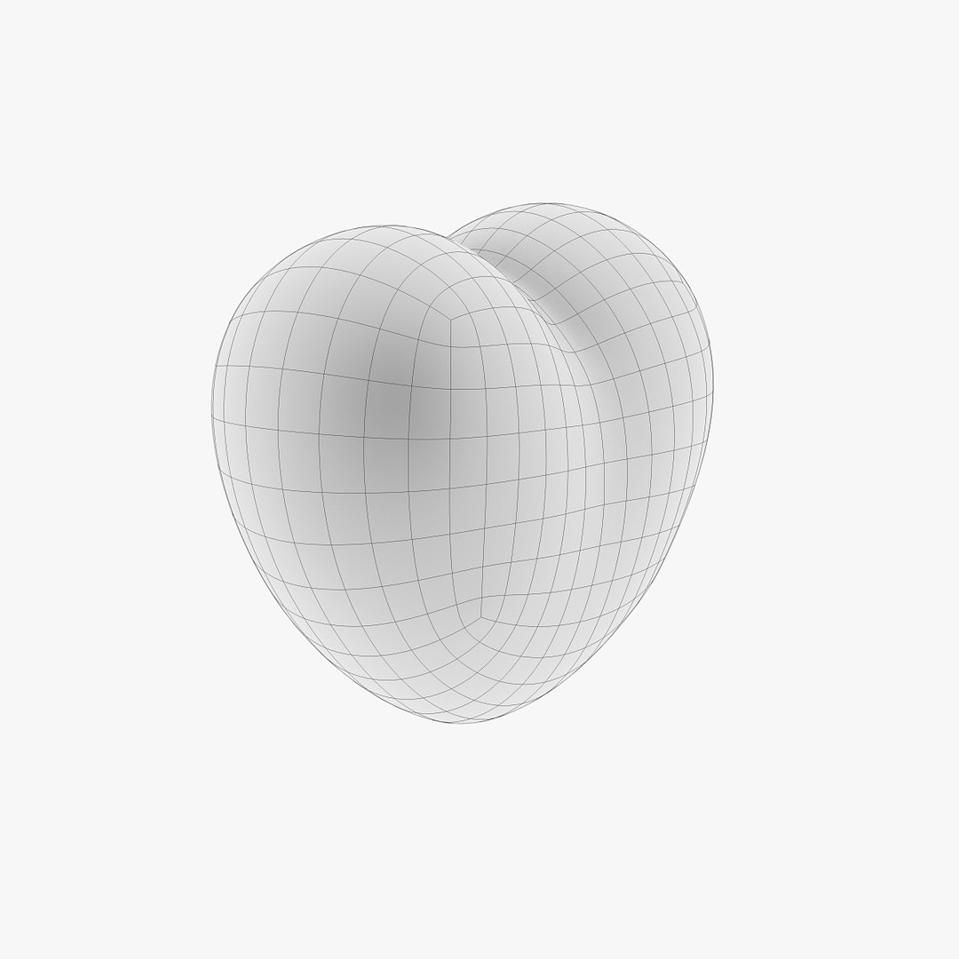 3D Cartoon Heart Model - TurboSquid 1307532