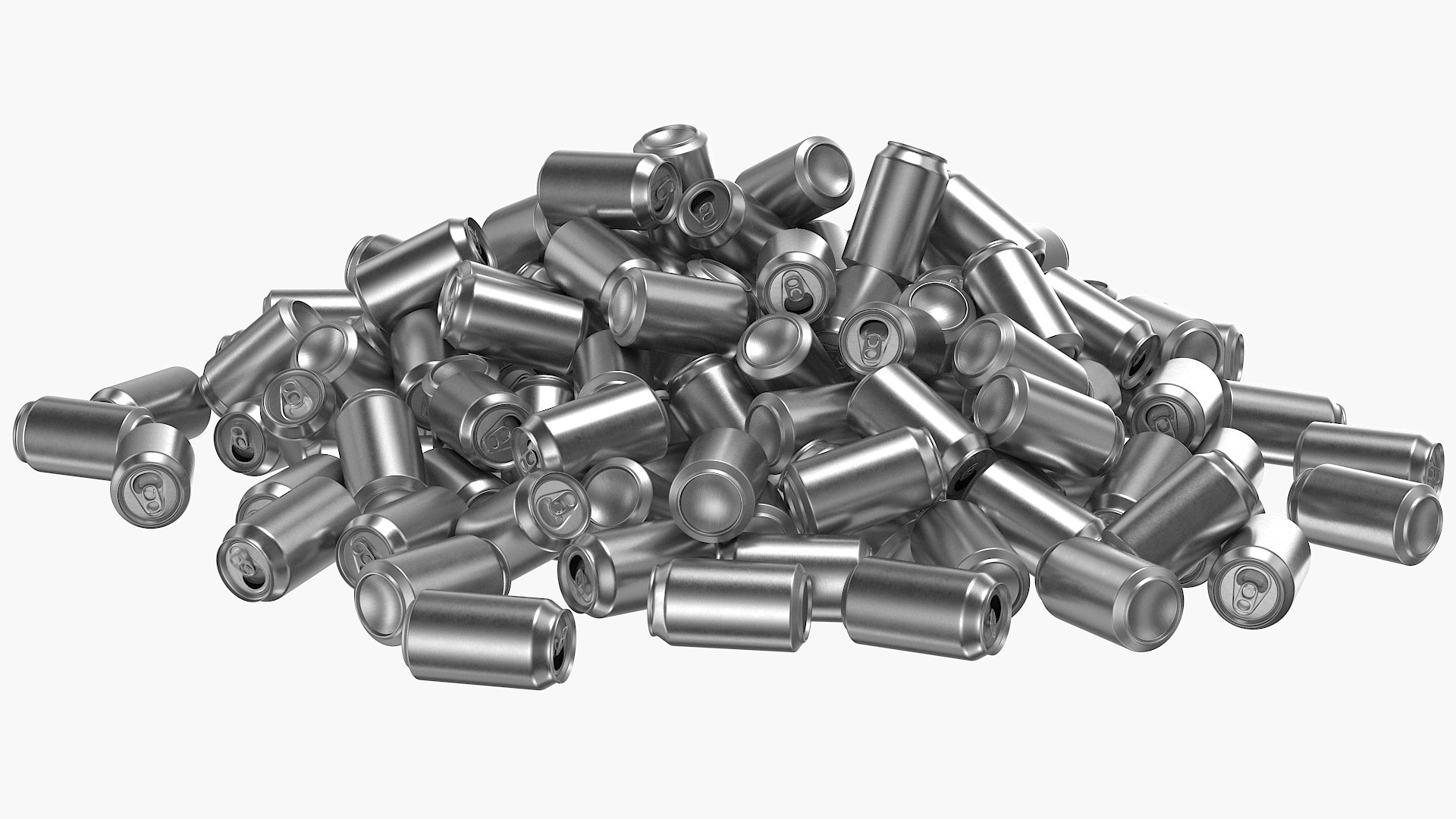 Small 330ML Can Pile 3D Model - TurboSquid 2150622