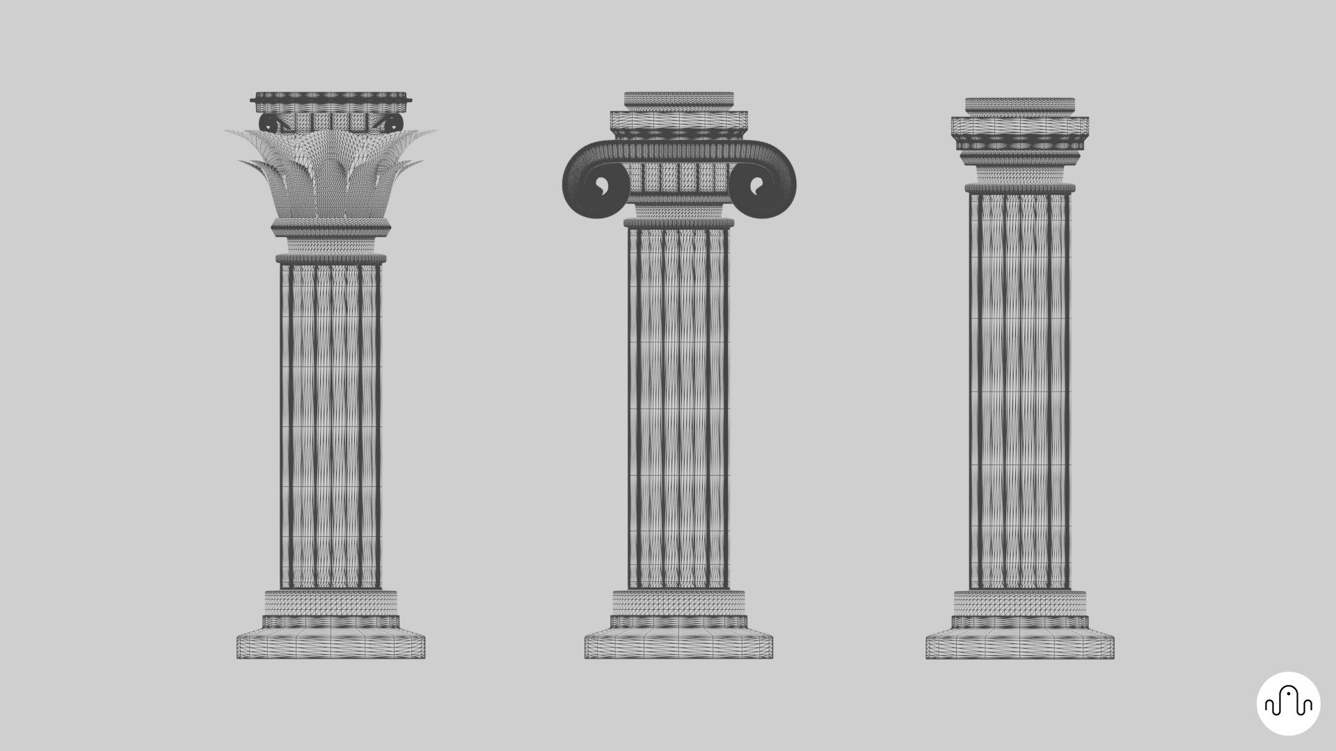 3D Set Of Ancient Greek Ruins Items - TurboSquid 2095032