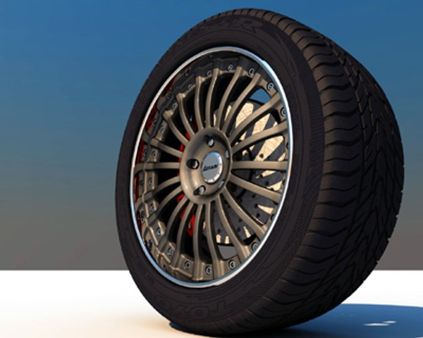 rim wheel c4d