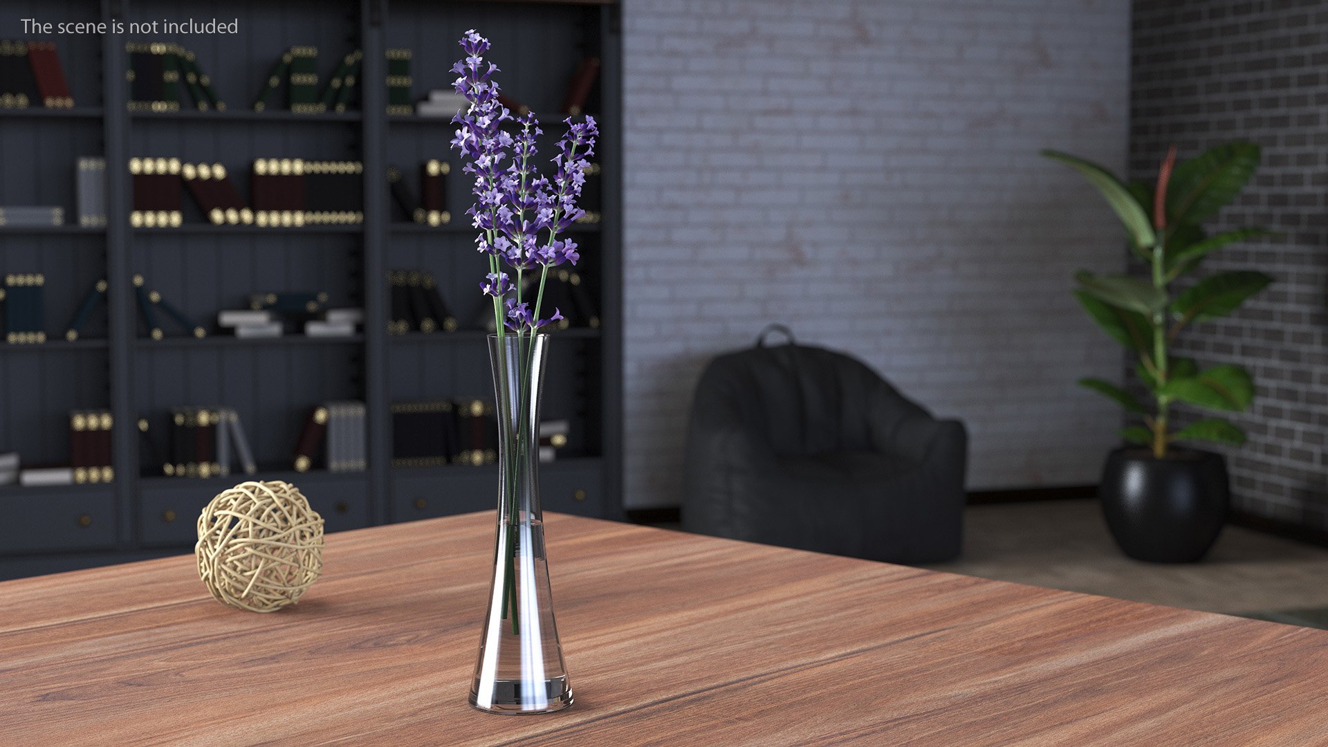 Vase With Lavender Flowers 3D Model - TurboSquid 2193557