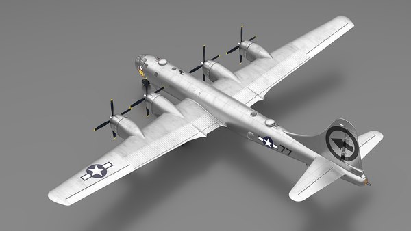 modelo 3d Boeing B-29 Bockscar - TurboSquid 2378852