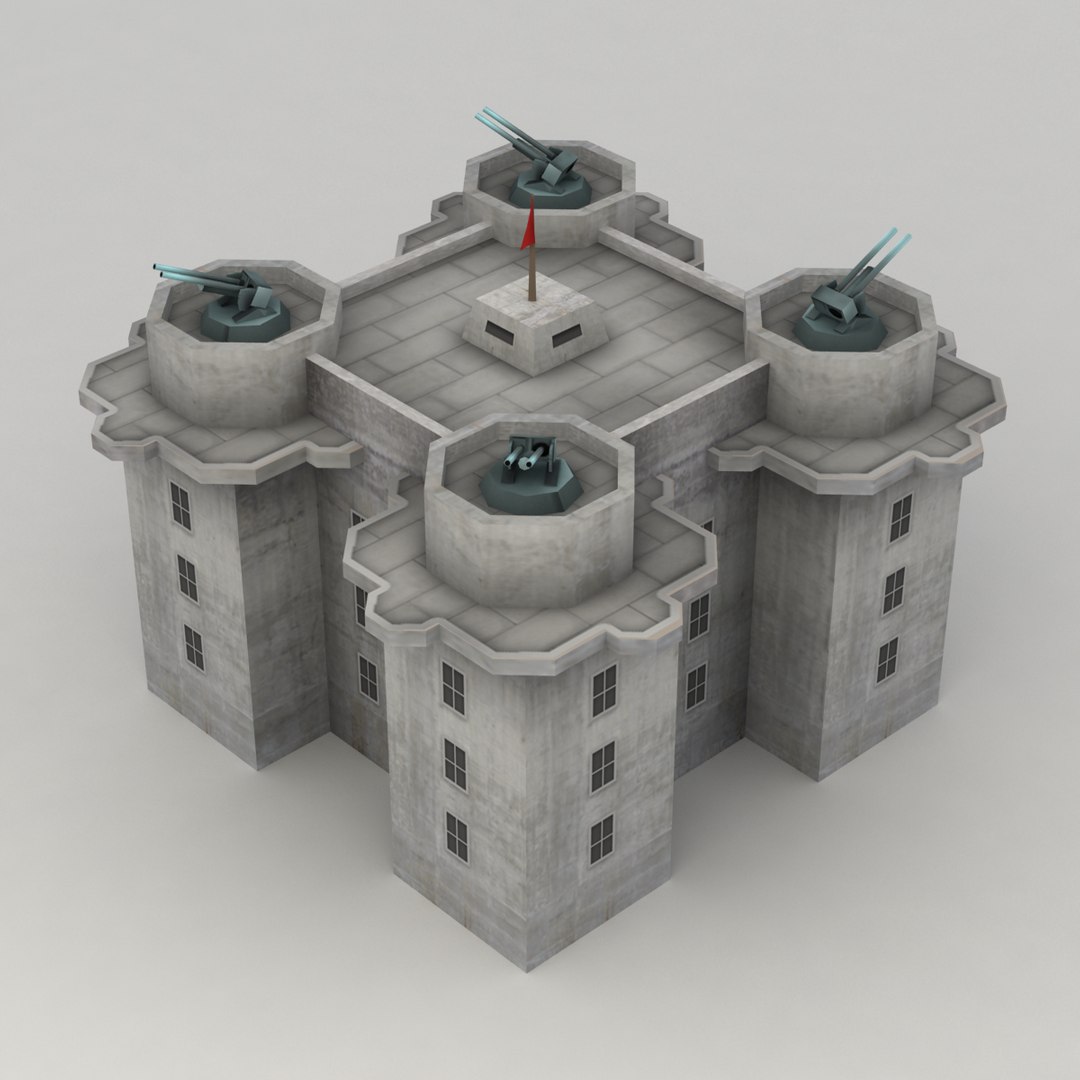 3d Flak Towers