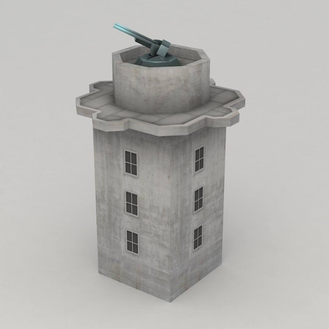 3d Flak Towers