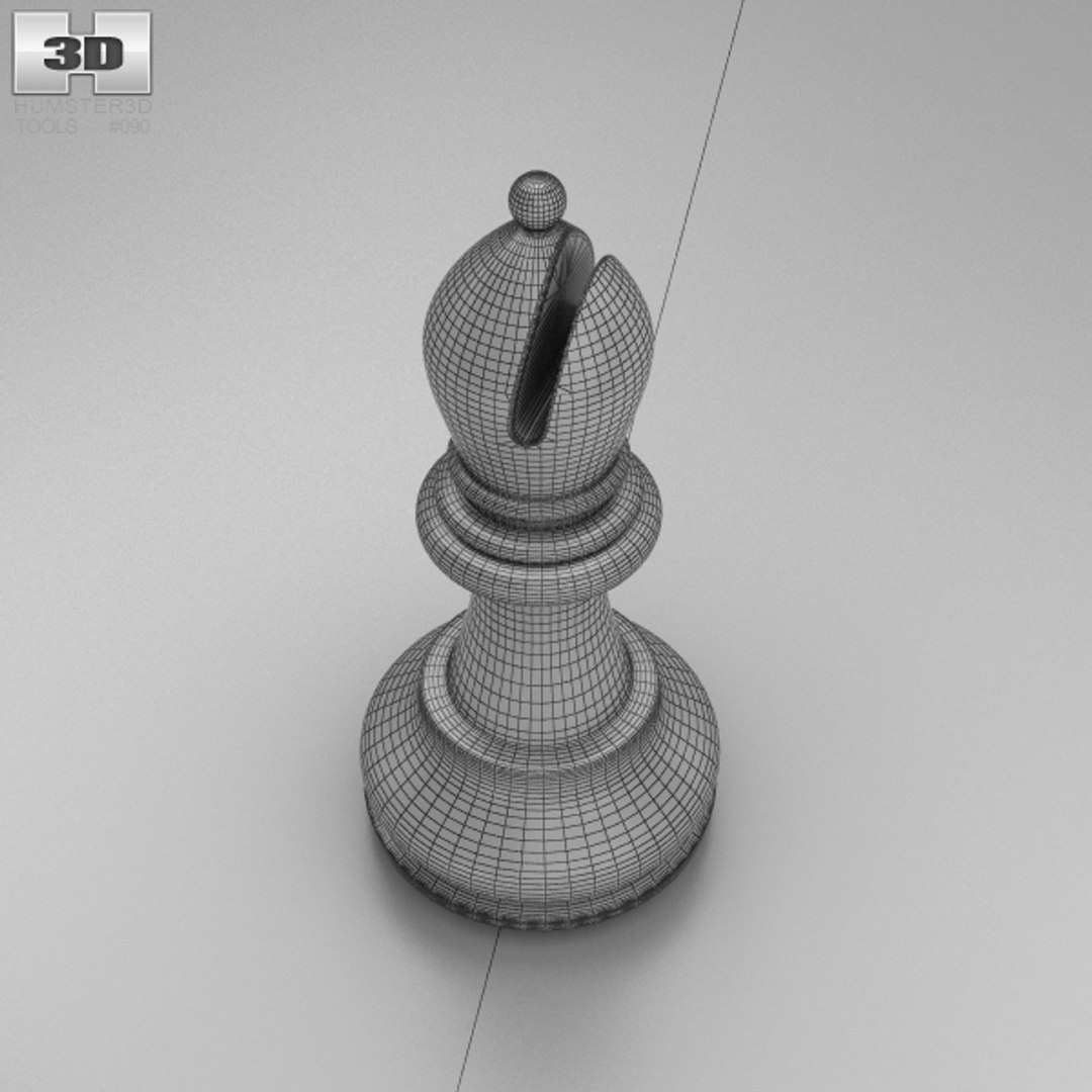 3D Chess Bishop Classic Model | 1146295 | TurboSquid
