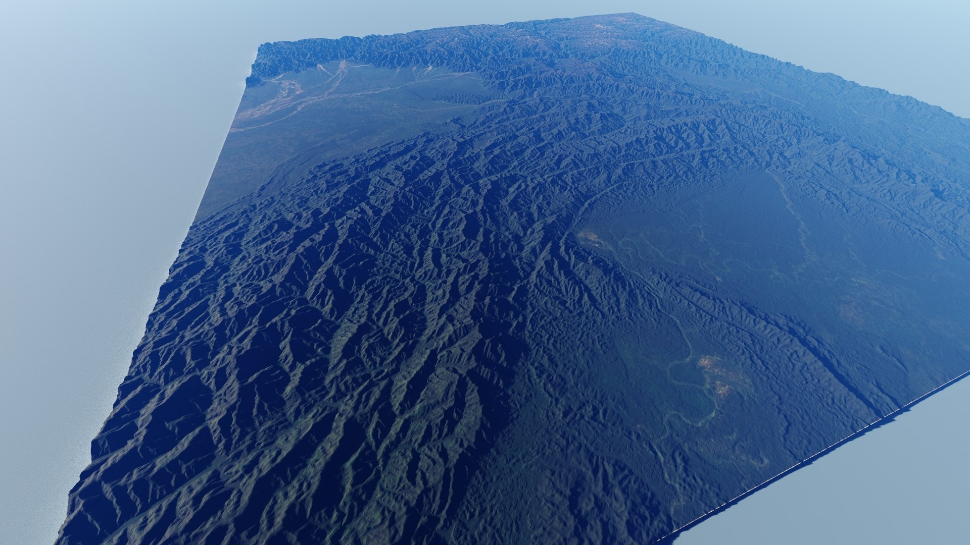 3D Real World Terrain Steppe 7 Model - TurboSquid 2201030