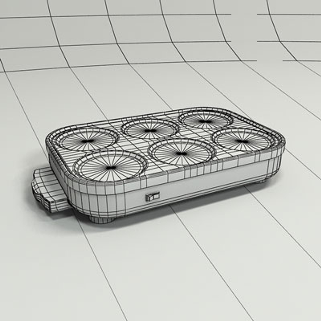 pancake maker 3d model