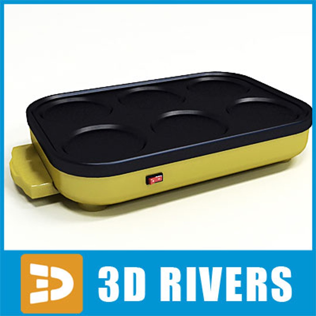 pancake maker 3d model