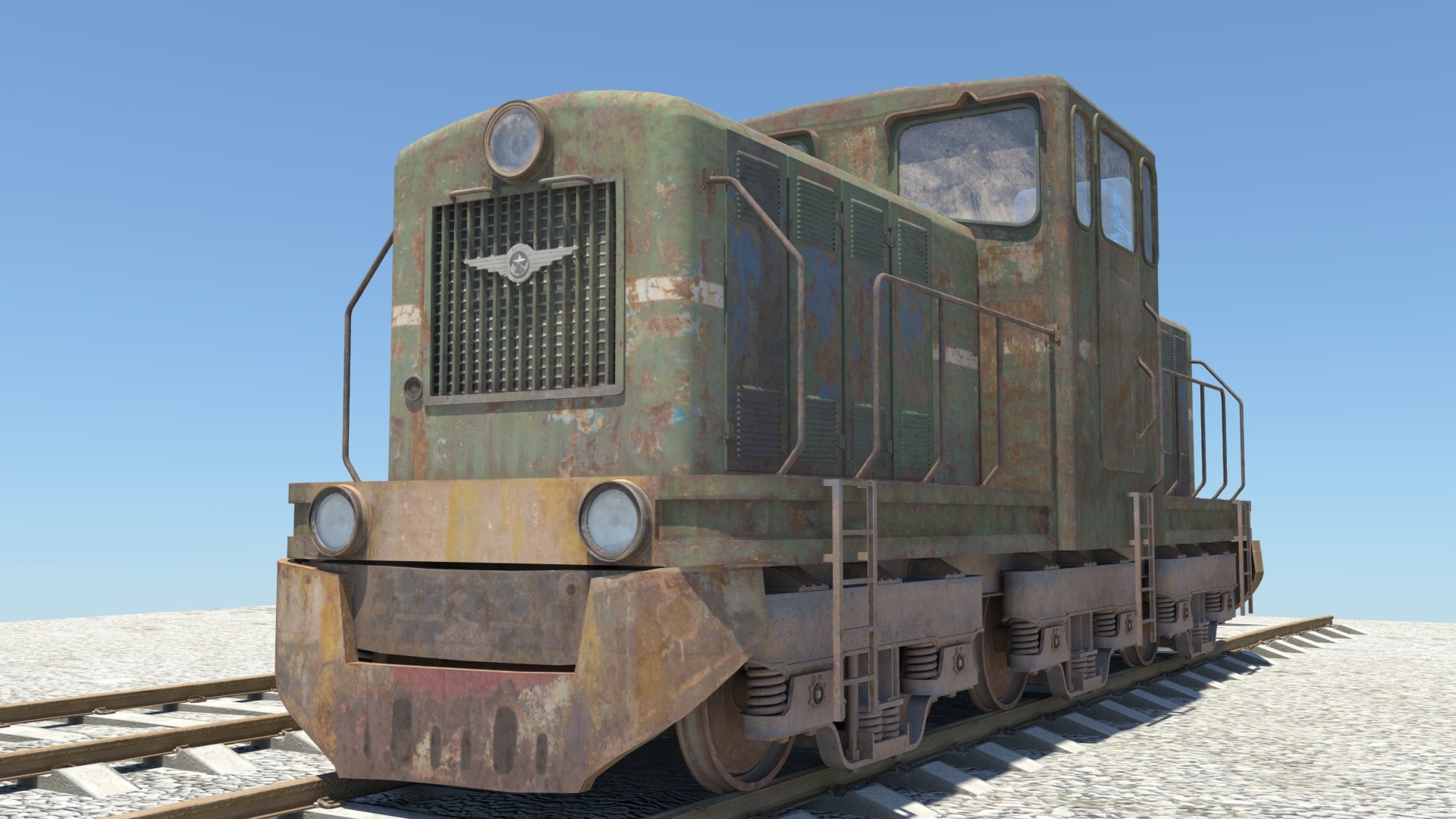 3D Old Russian Train Tracks - TurboSquid 1521589