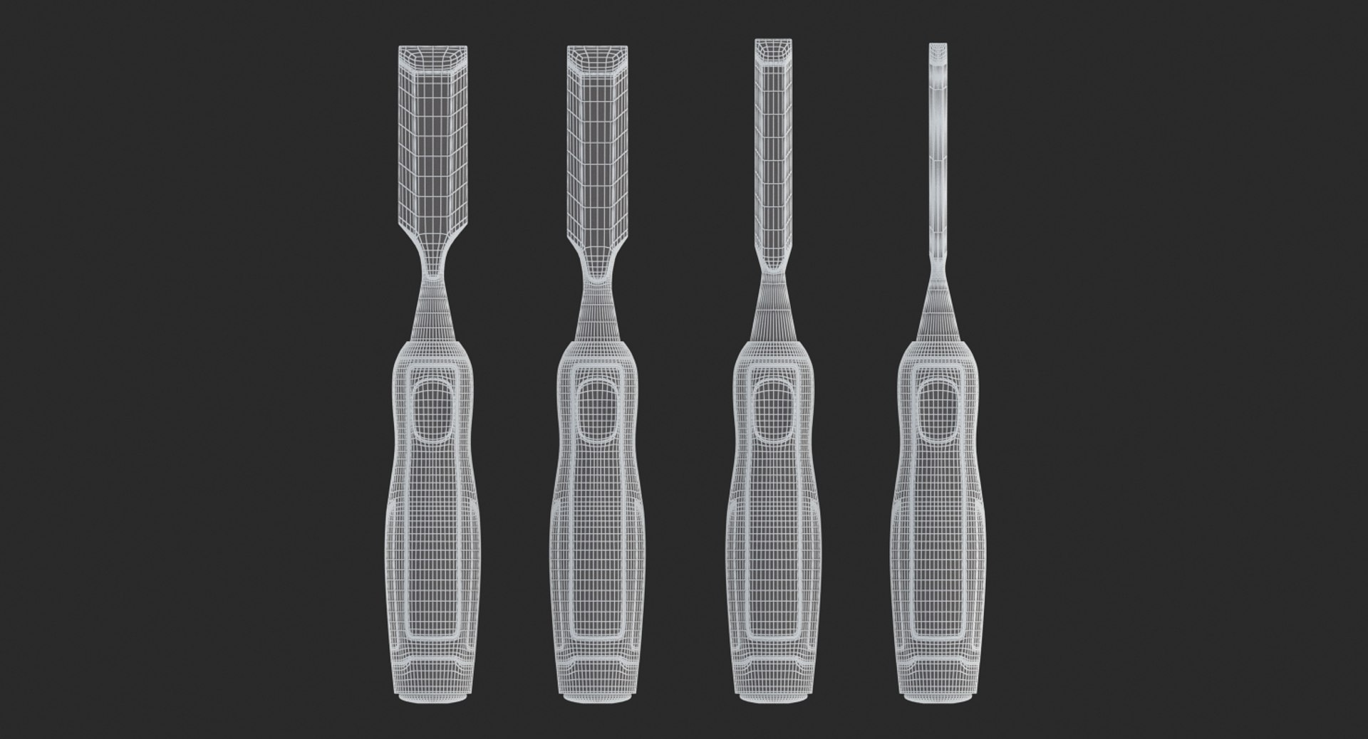 3D Chisel Model - TurboSquid 1347329