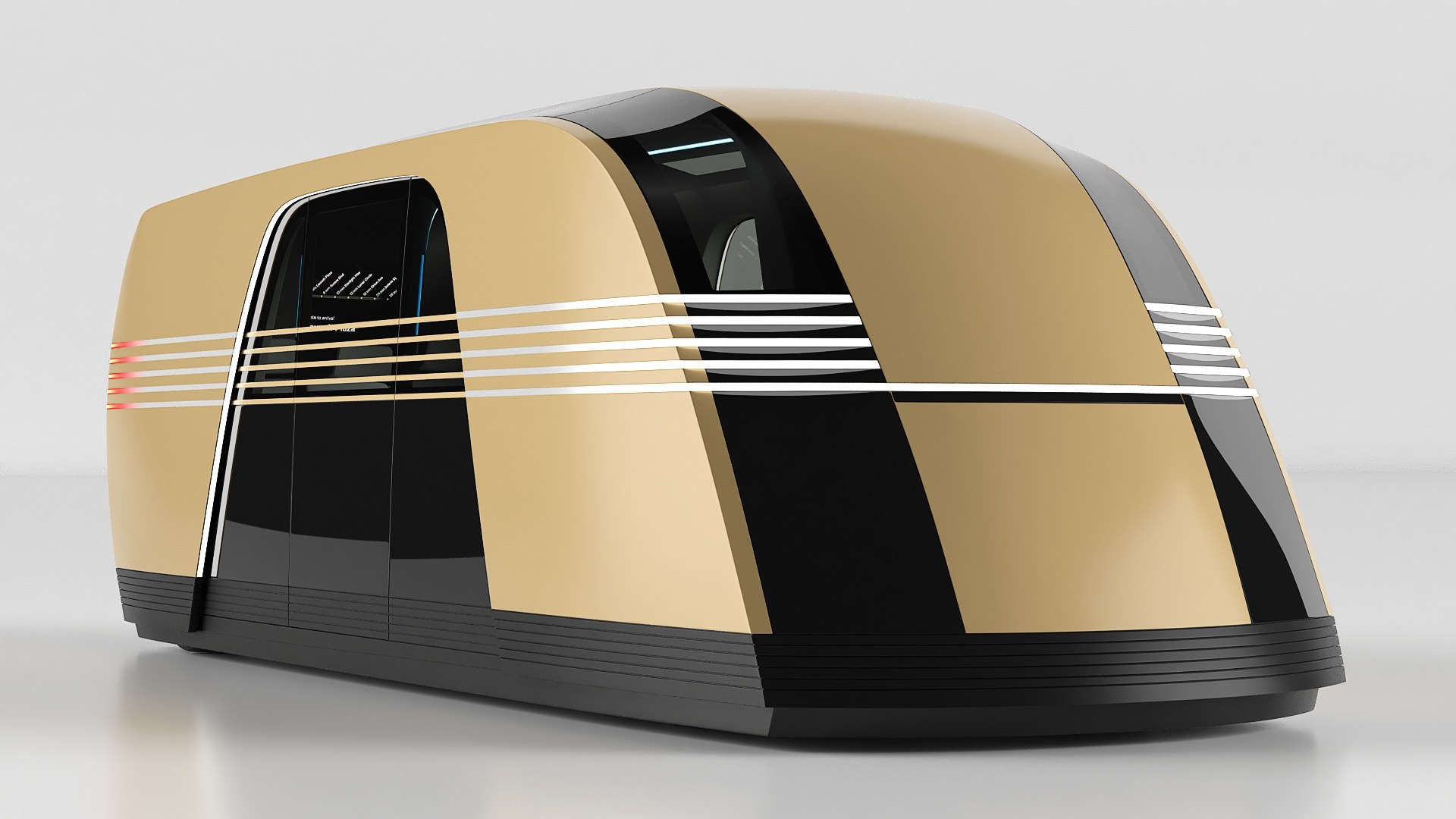 Tesla Robovan Self-Driving Car Simplified 3D Model - TurboSquid 2328255