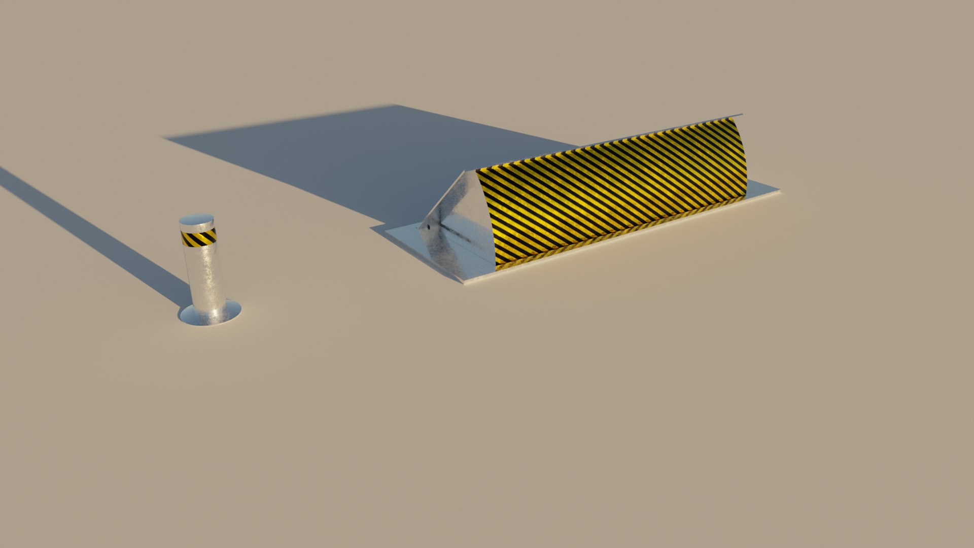 Barrier 3D - TurboSquid 2086399