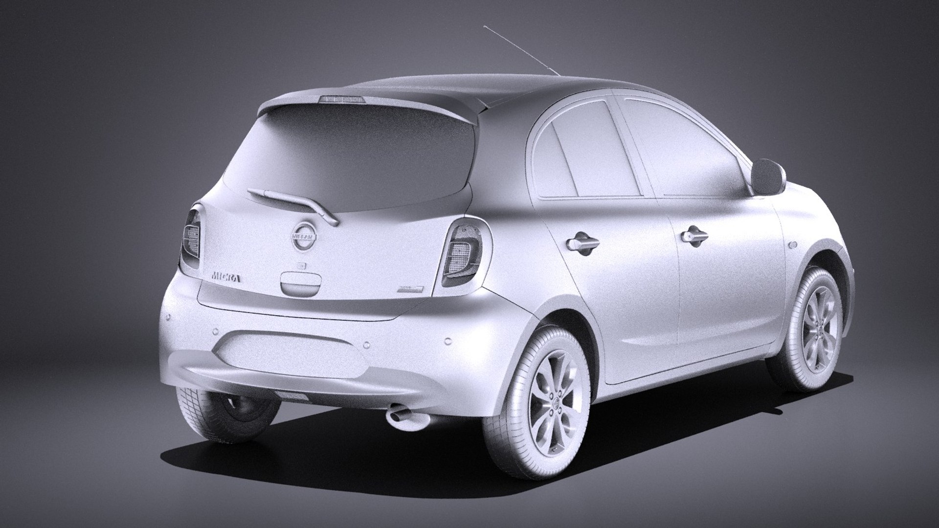 Nissan Micra 3D Model - TurboSquid 1189969