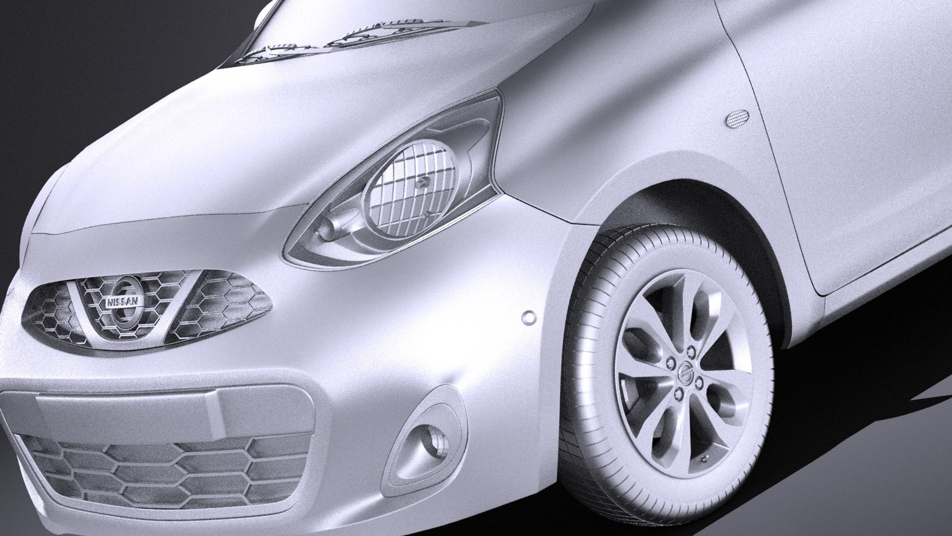 Nissan Micra 3D Model - TurboSquid 1189969