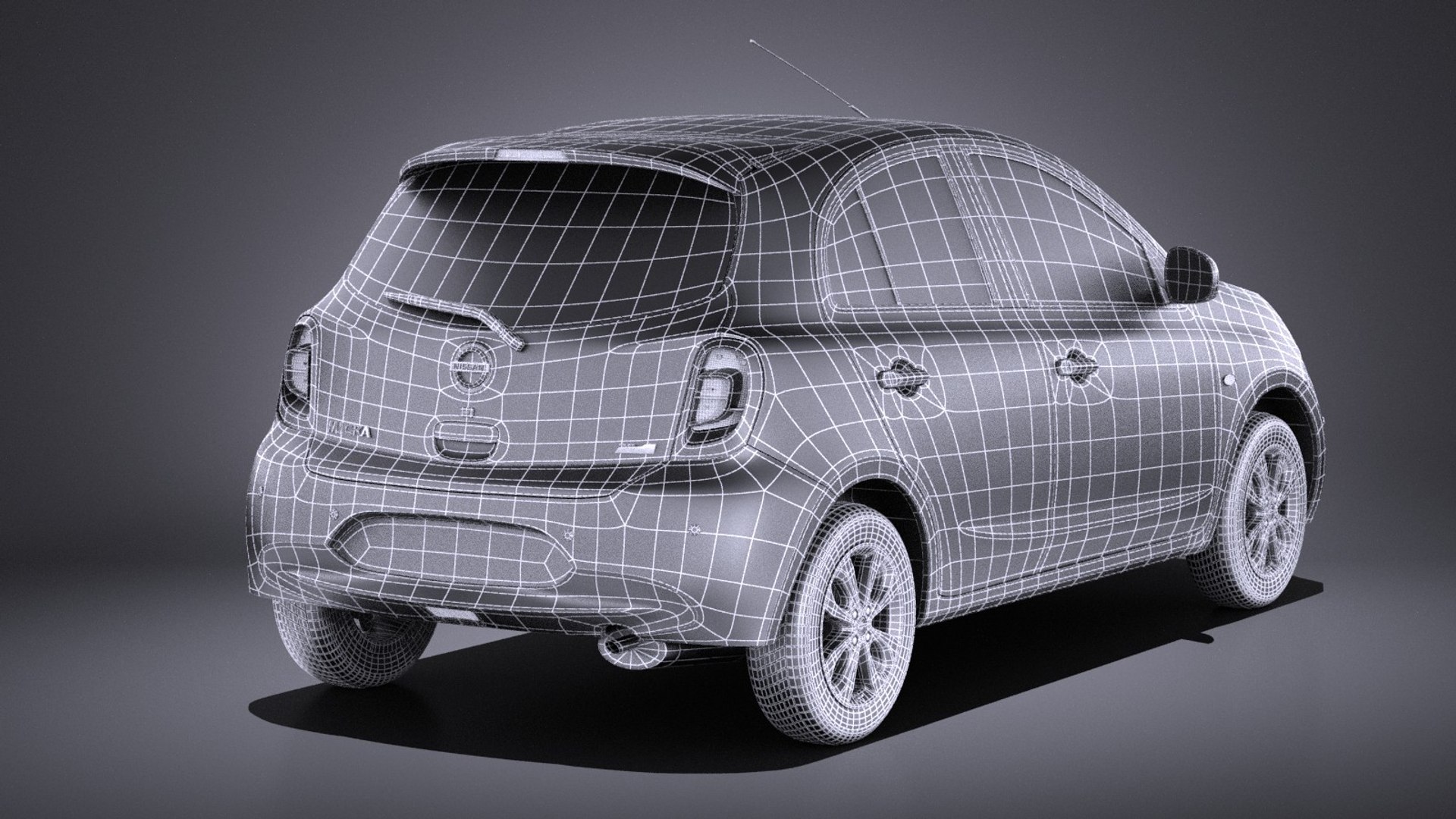 Nissan Micra 3D Model - TurboSquid 1189969