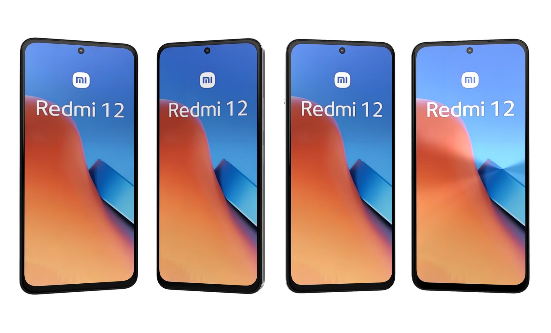 Xiaomi Redmi 12 All Colors 3D model - TurboSquid 2087319