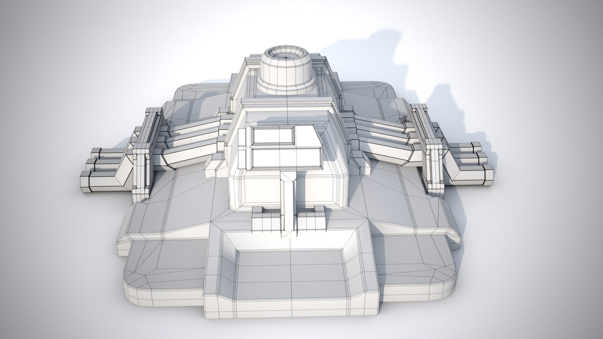 Sci-fi Stylized Pump Station 3D Model - TurboSquid 2187698
