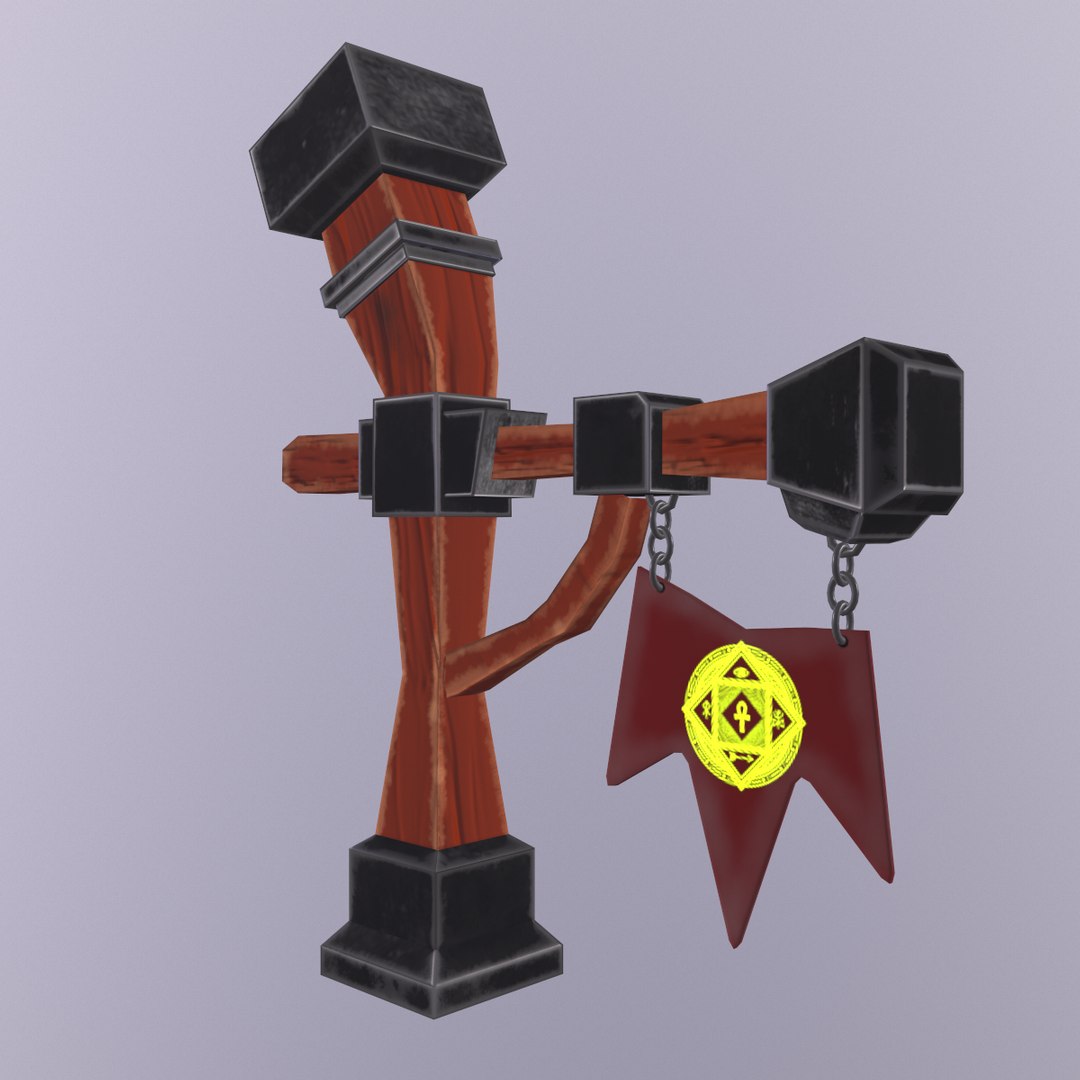 3D Stylized Signage Game Ready Low Poly - TurboSquid 1896477