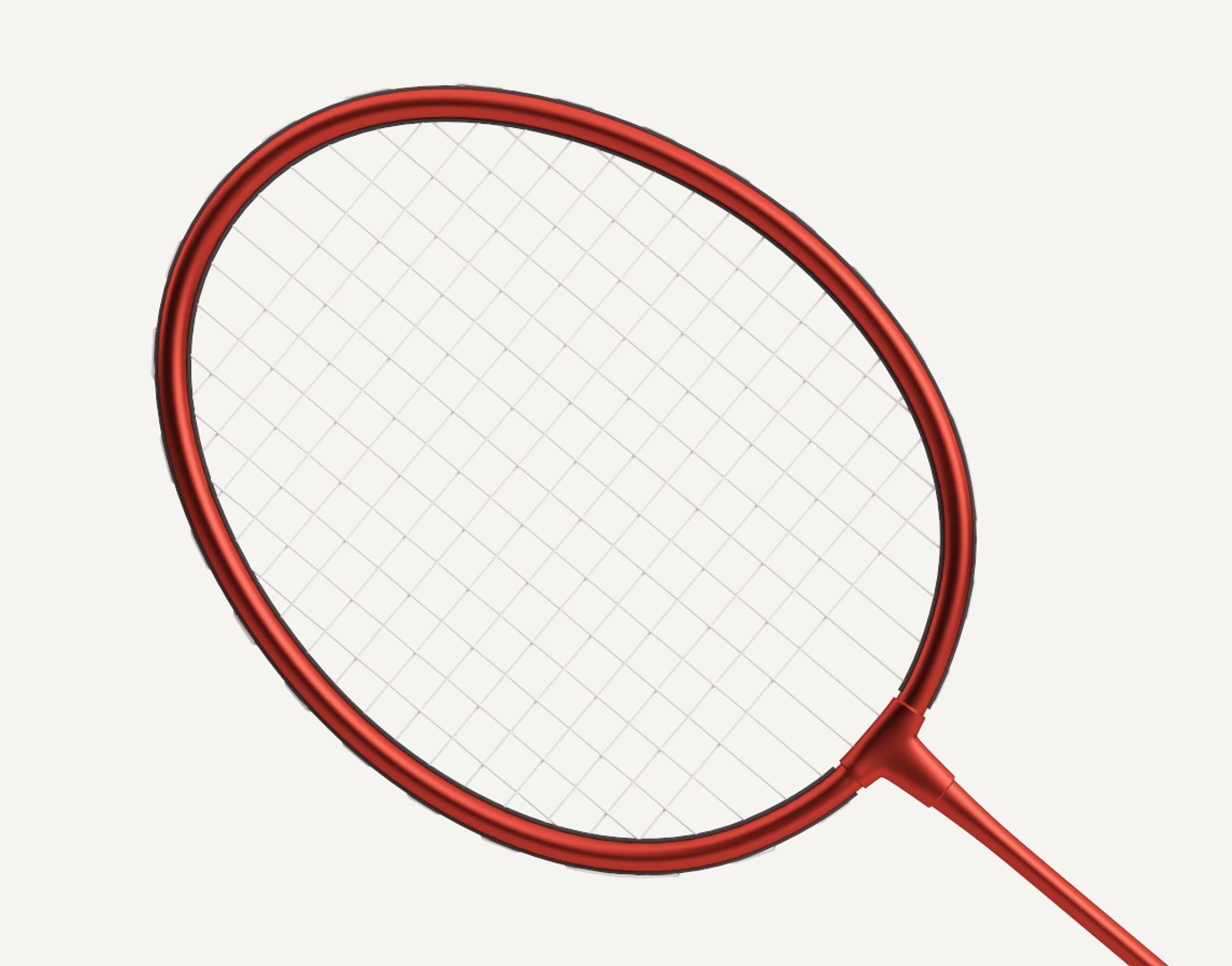 3D badminton racket model - TurboSquid 1205426