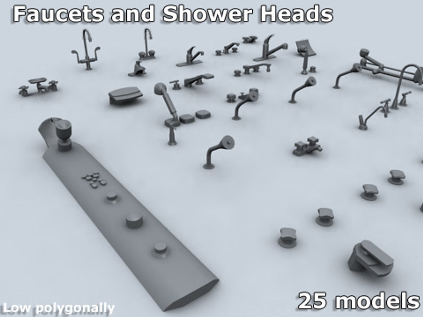 faucets 3d model
