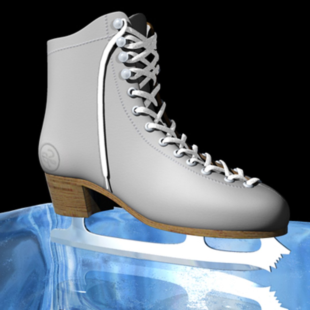 3d figure skate model