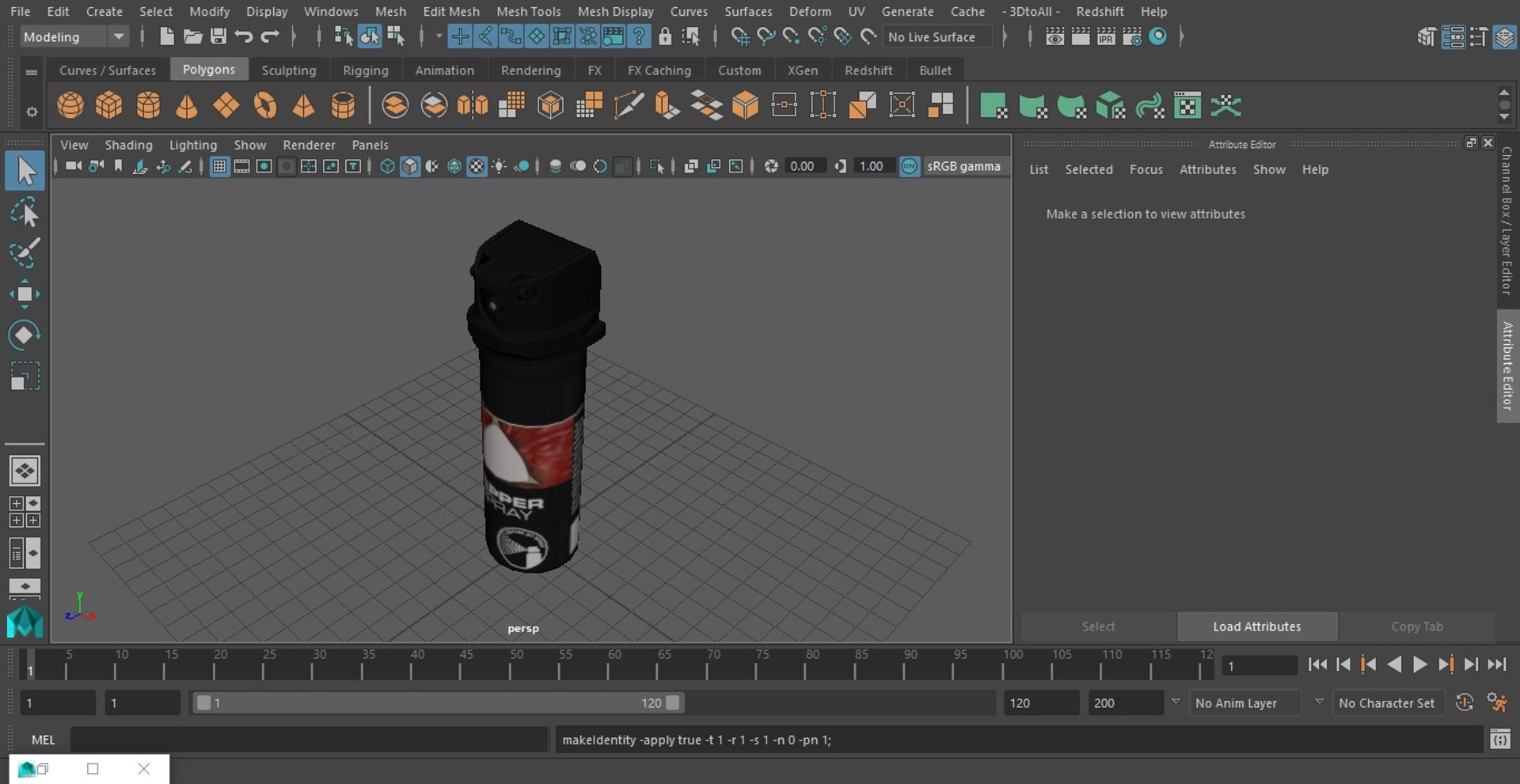 Self Defence Pepper Spray 3D model - TurboSquid 2164174