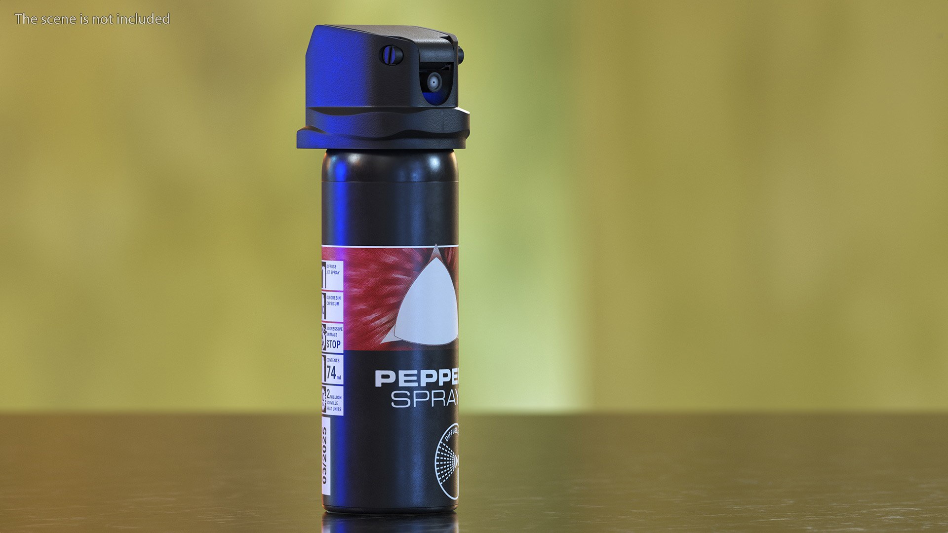 Self Defence Pepper Spray 3D model - TurboSquid 2164174