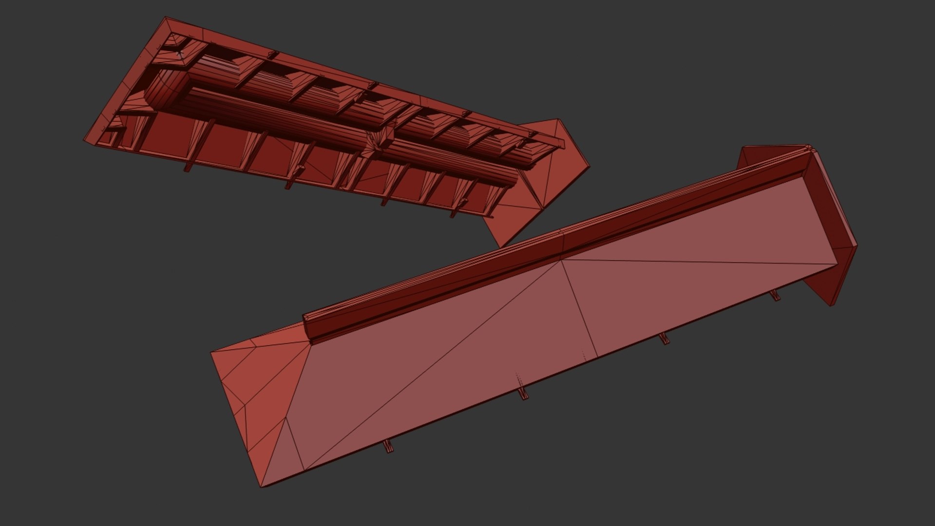 3D Metal Roof 01 13 Model - TurboSquid 1730124