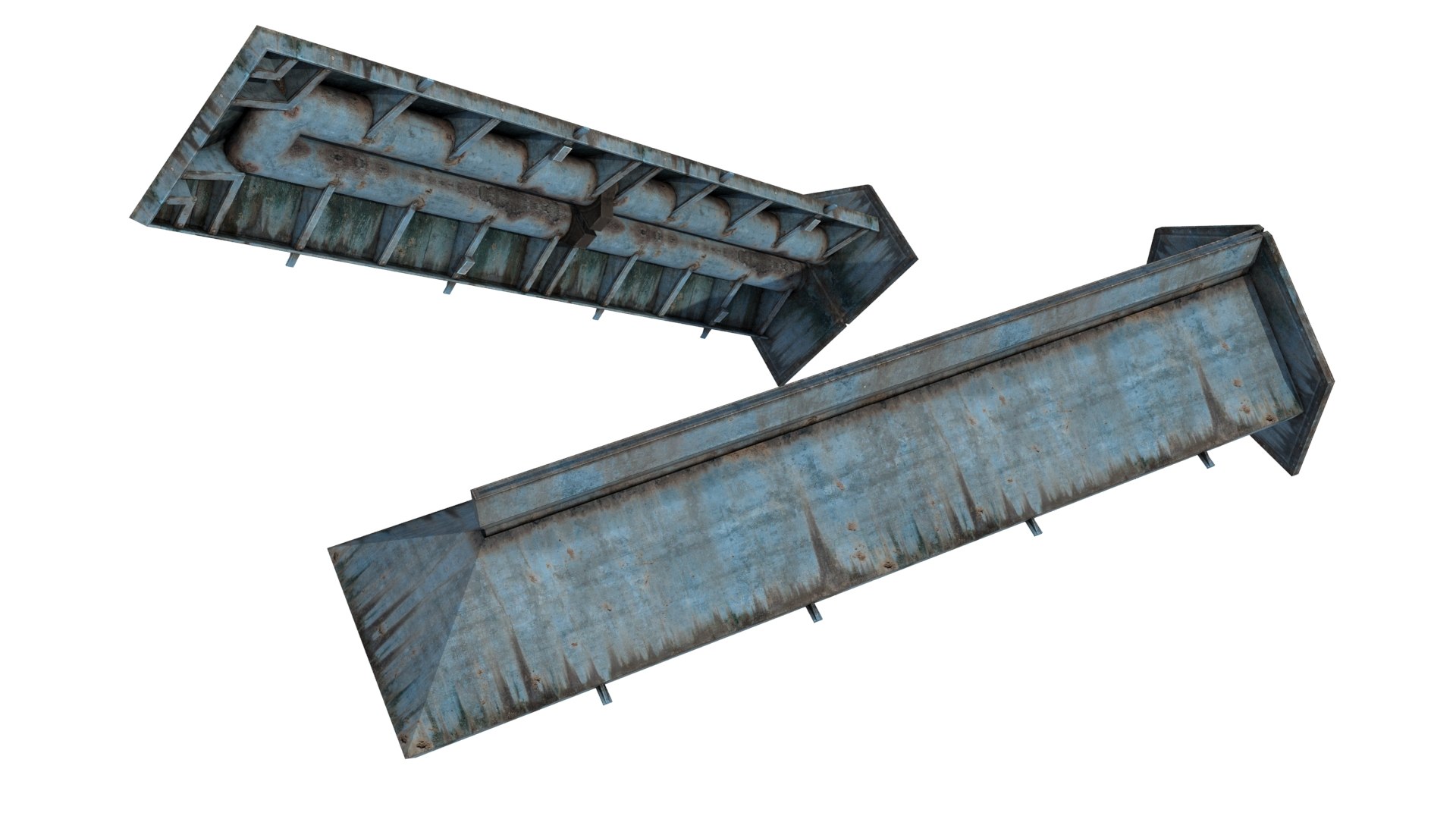 3D Metal Roof 01 13 Model - TurboSquid 1730124