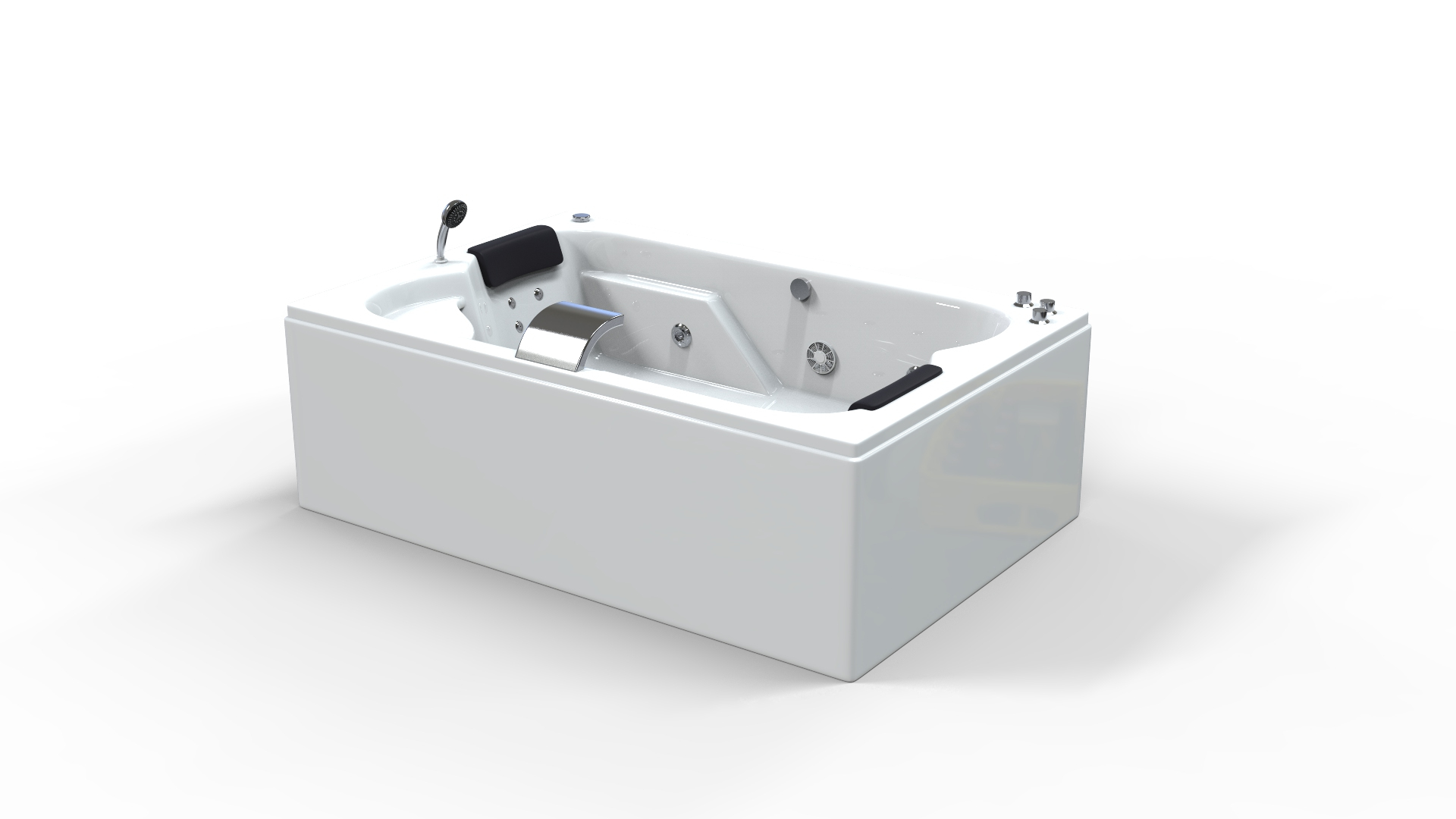 3D Model Balneo Bath 2 Seats - TurboSquid 1485497