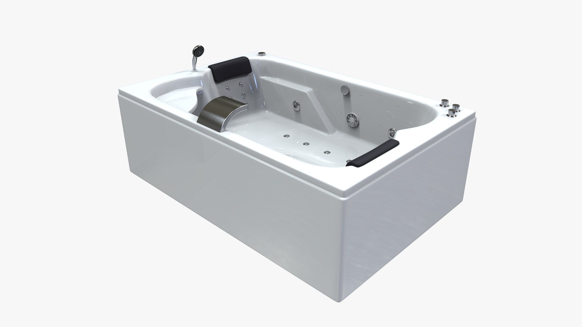 3D Model Balneo Bath 2 Seats - TurboSquid 1485497