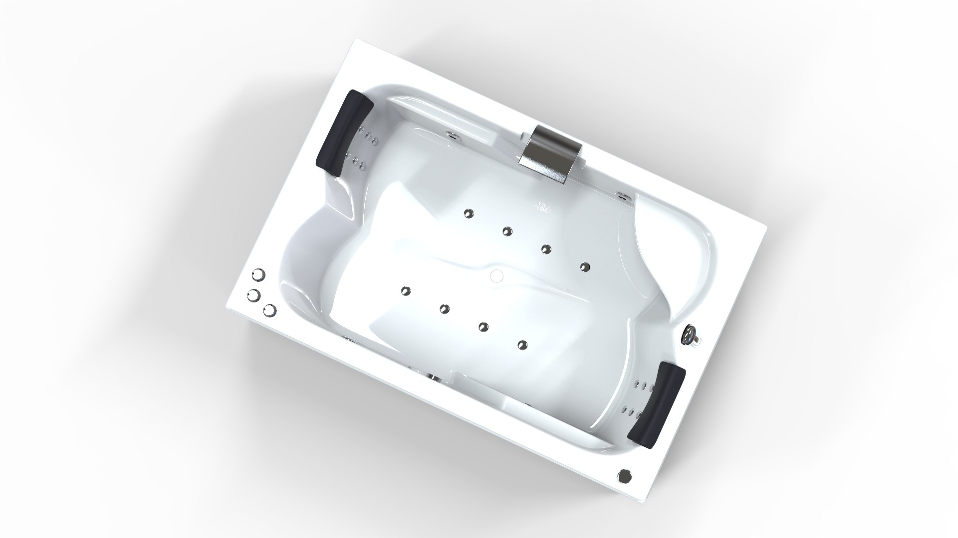 3D Model Balneo Bath 2 Seats - TurboSquid 1485497