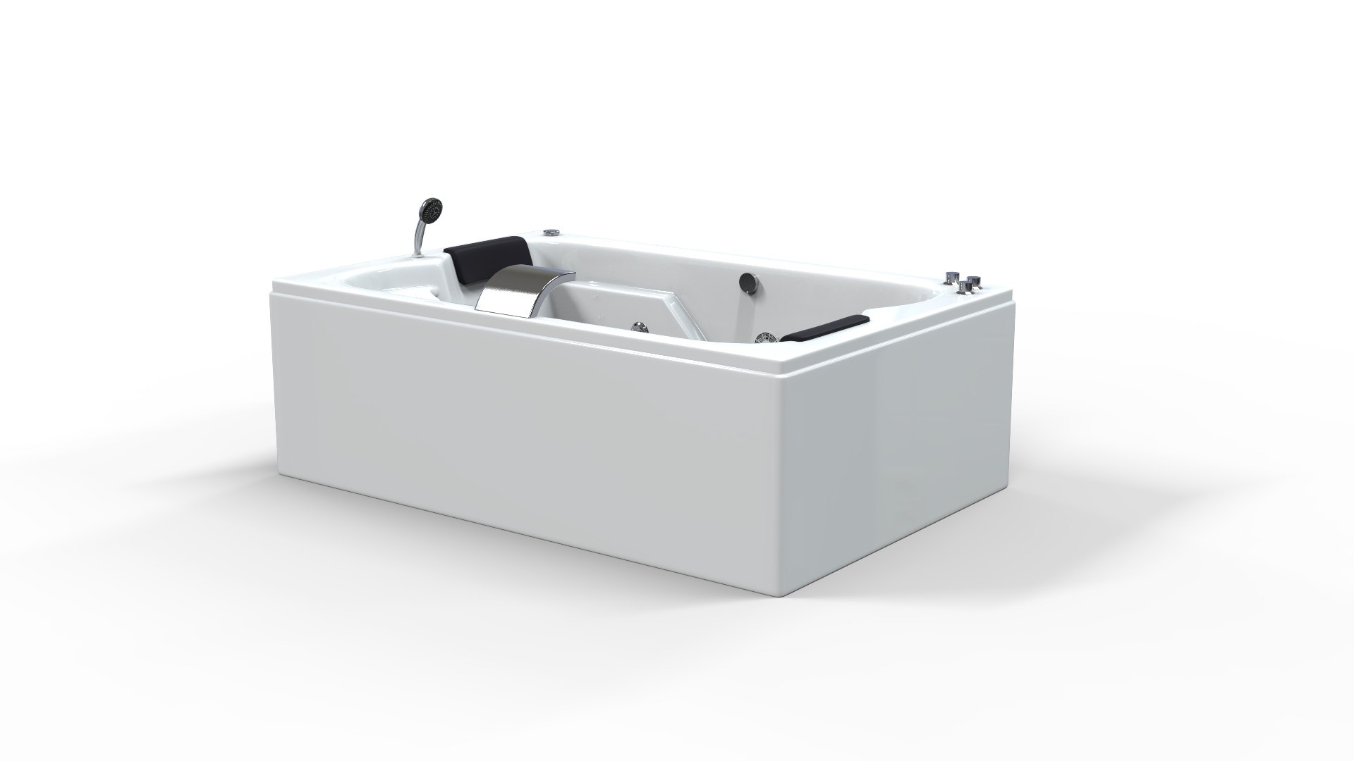 3D Model Balneo Bath 2 Seats - TurboSquid 1485497