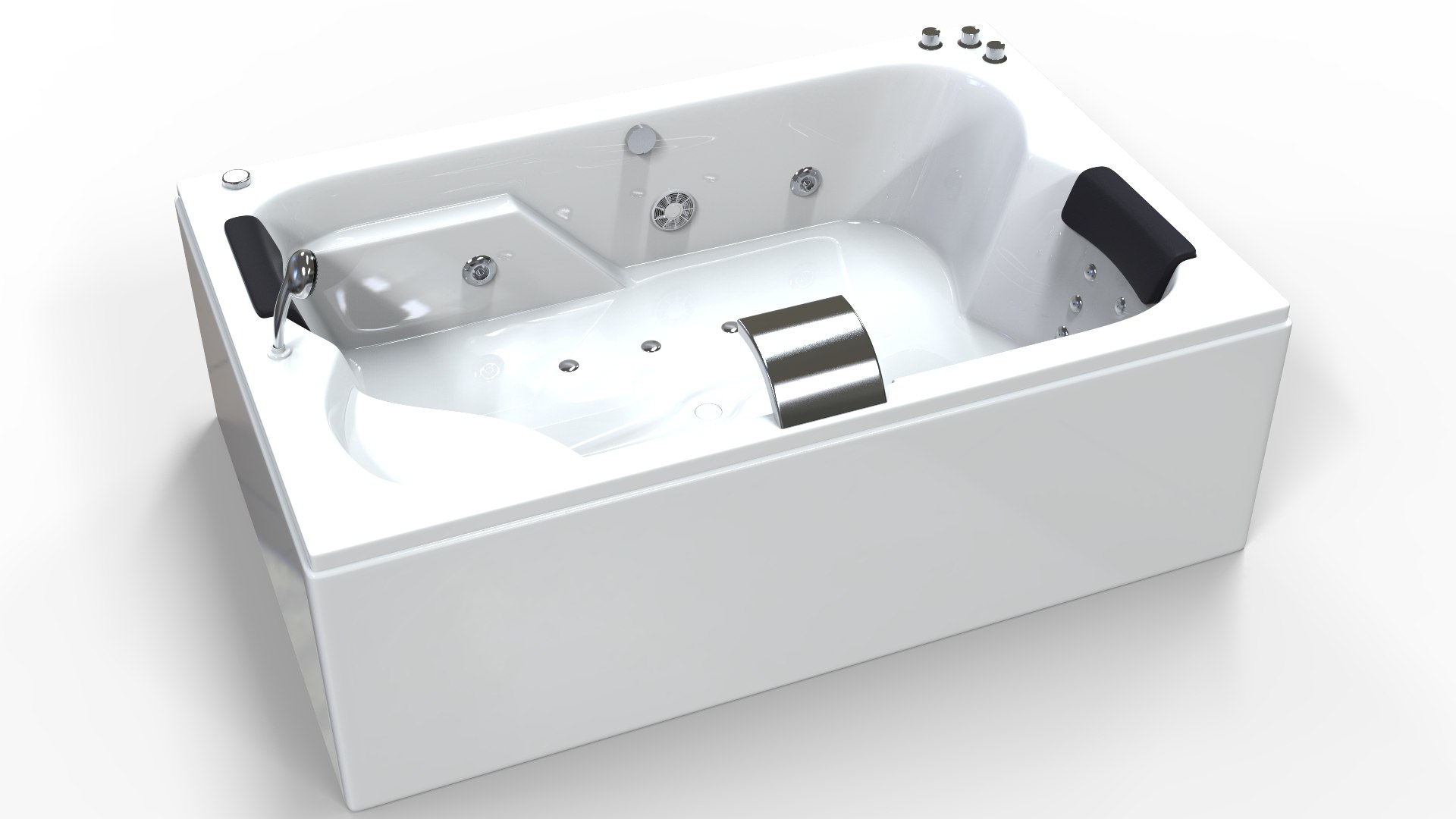 3D Model Balneo Bath 2 Seats - TurboSquid 1485497
