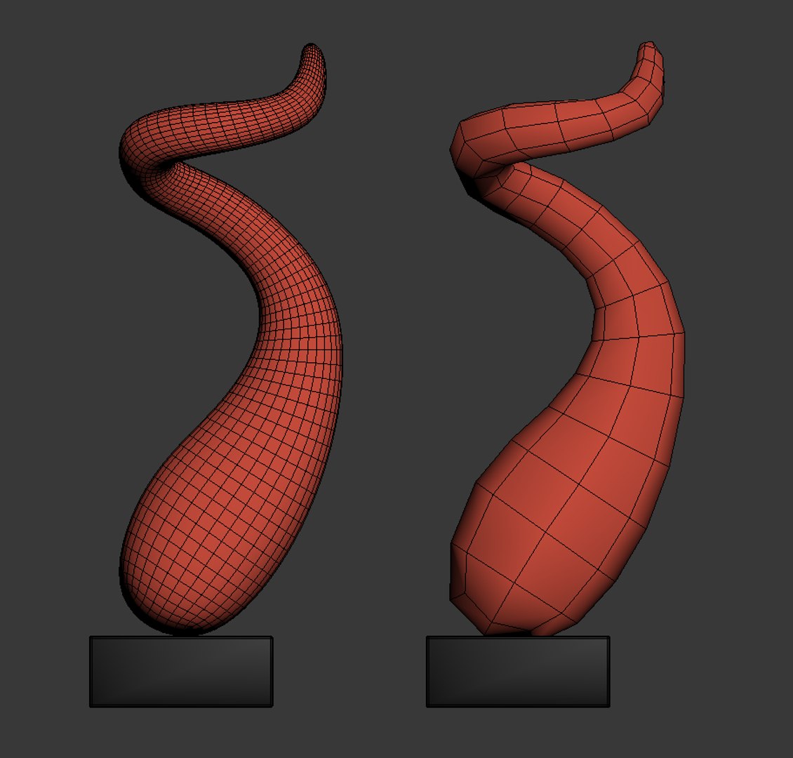 3d Model Of Sculpture Curl