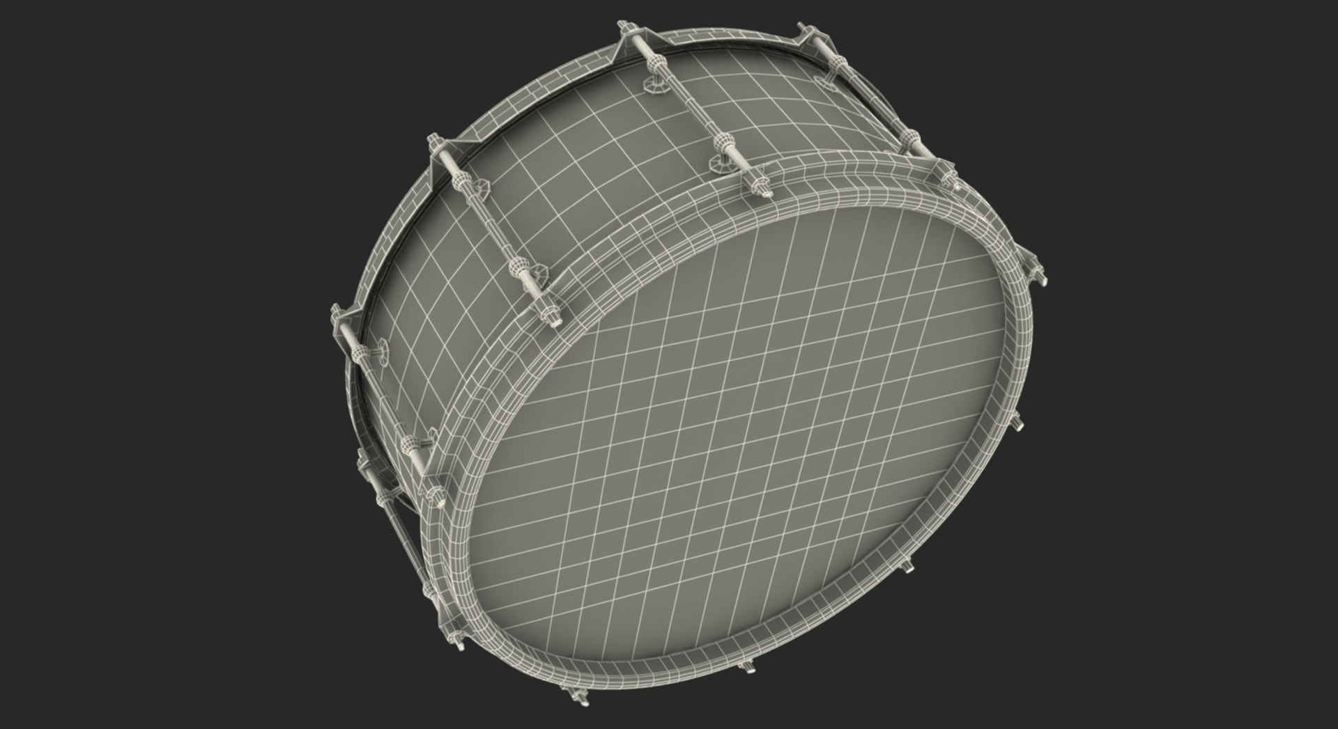 Snare Drum 3D Model - TurboSquid 1562056