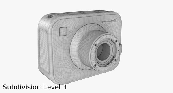 Blackmagic production camera 3D - TurboSquid 1398681