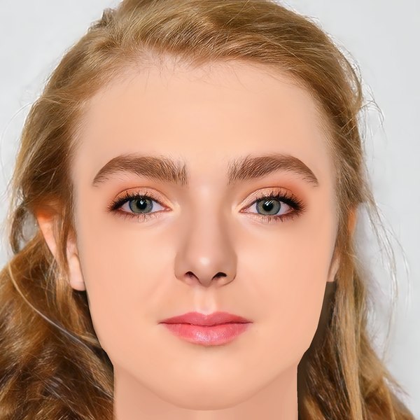 modelo 3d Cabeza de Elsie Fisher - Sin pelo - Cabeza de baja ...