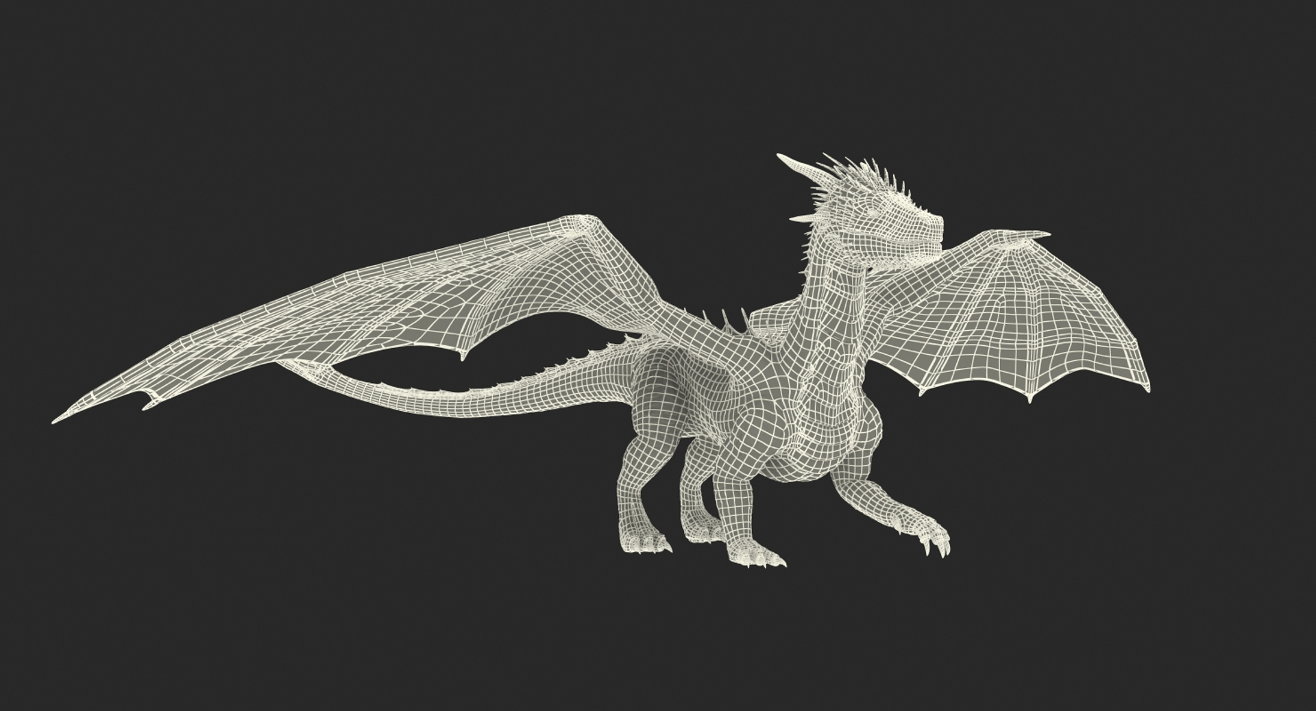 3D Mythical Dragon Rigged Model - TurboSquid 1332773