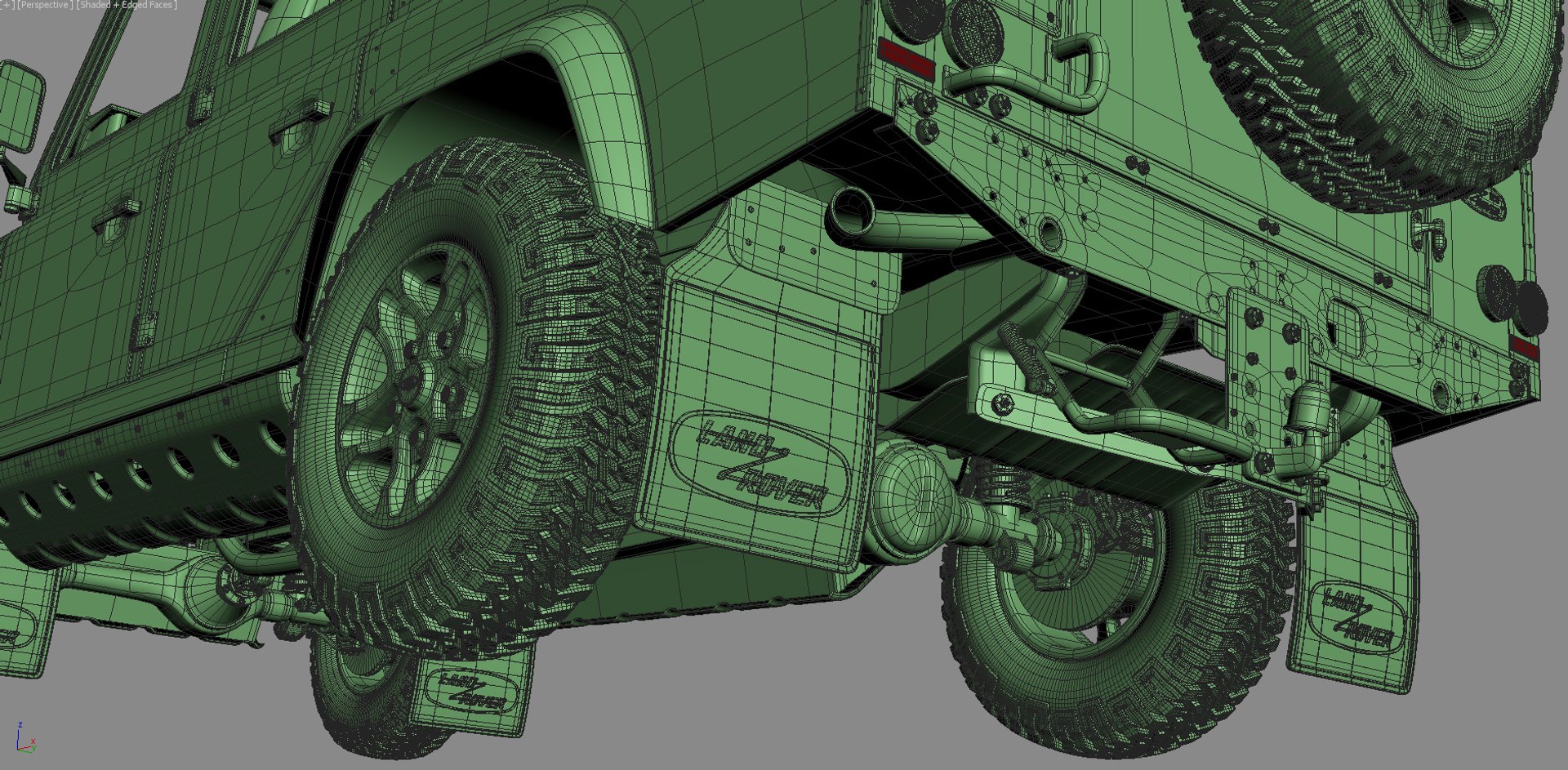 Land rover defender 110 model - TurboSquid 1325933