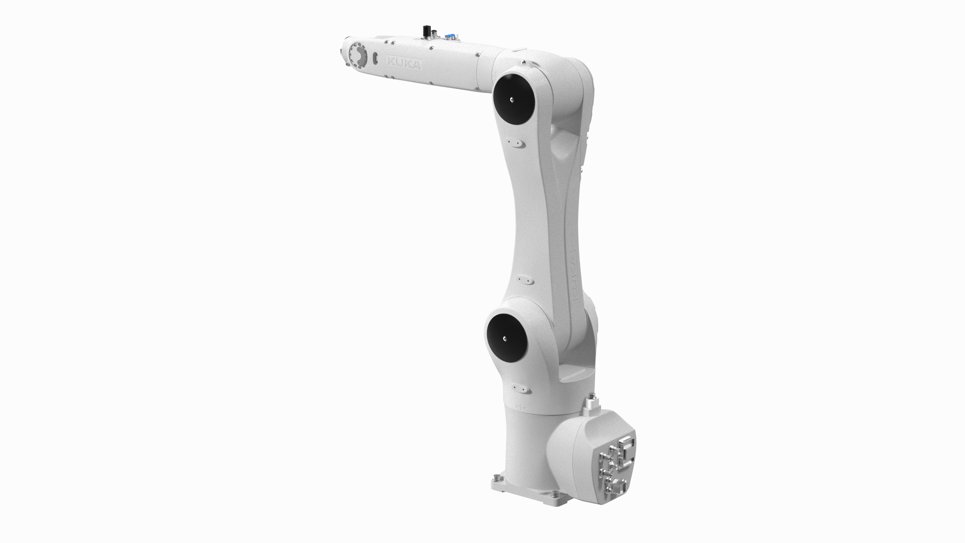 Robot Arm Kuka R1100 White Rigged For Maya 3D - TurboSquid 2160438