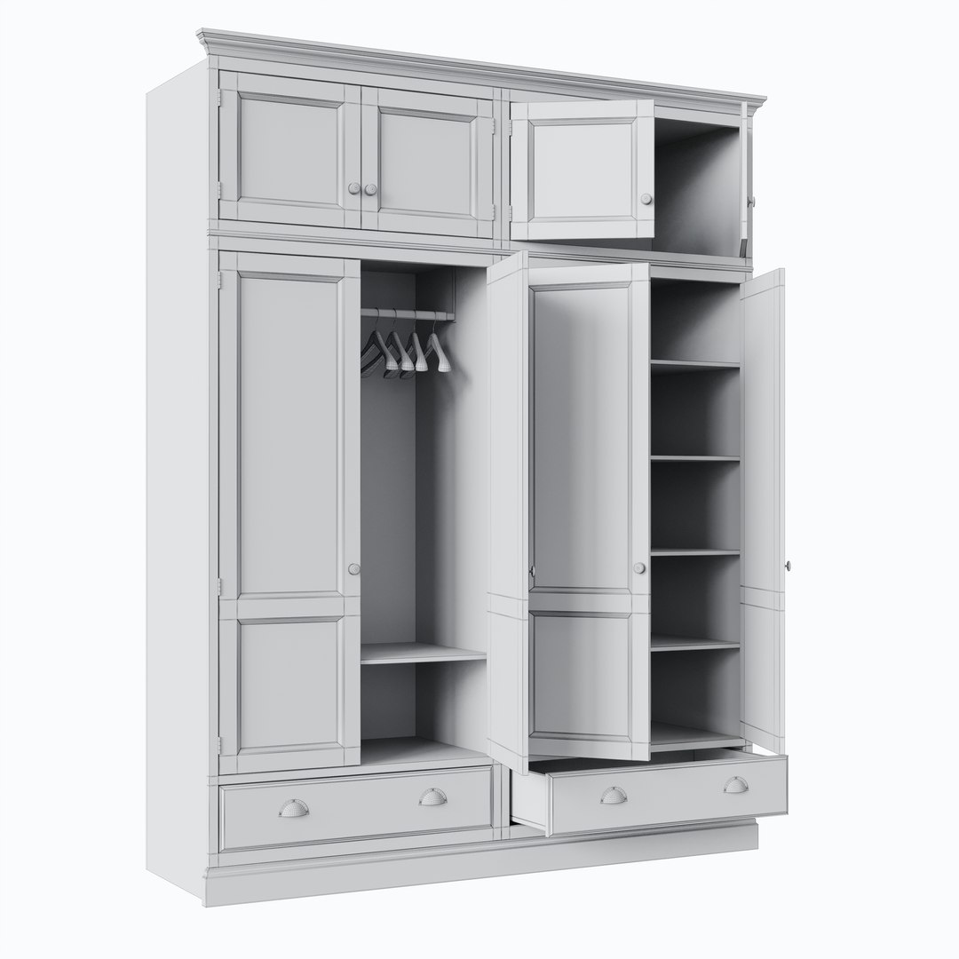 Wardrobe 001 model - TurboSquid 1852791