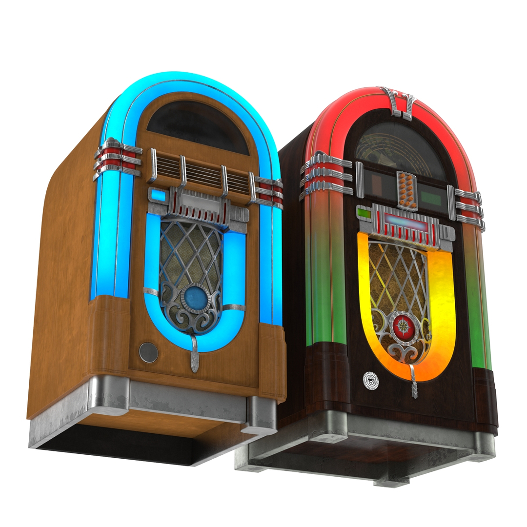3d jukeboxes modeled