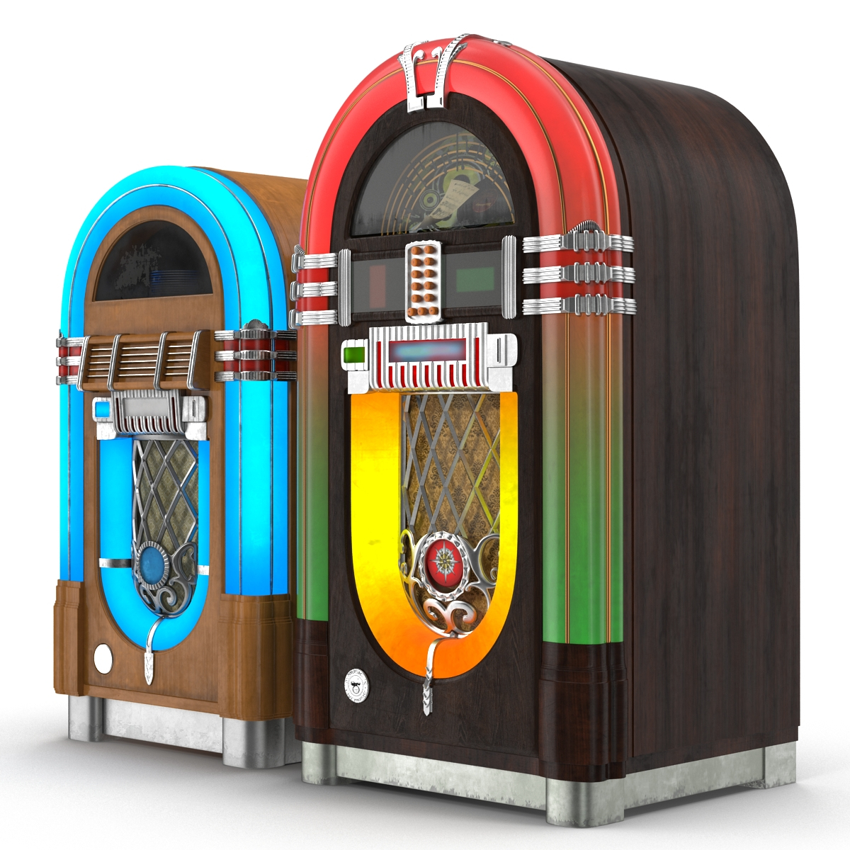 3d jukeboxes modeled