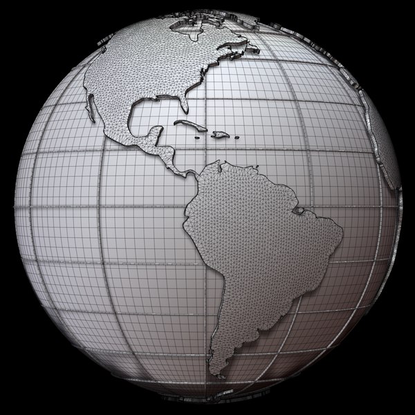 Globe earth 3D model - TurboSquid 1388199
