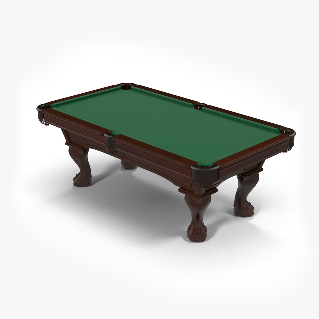 Billiard table 3D model - TurboSquid 1228339