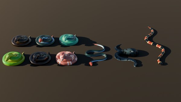 Cartoon Snake 3D Models for Download | TurboSquid